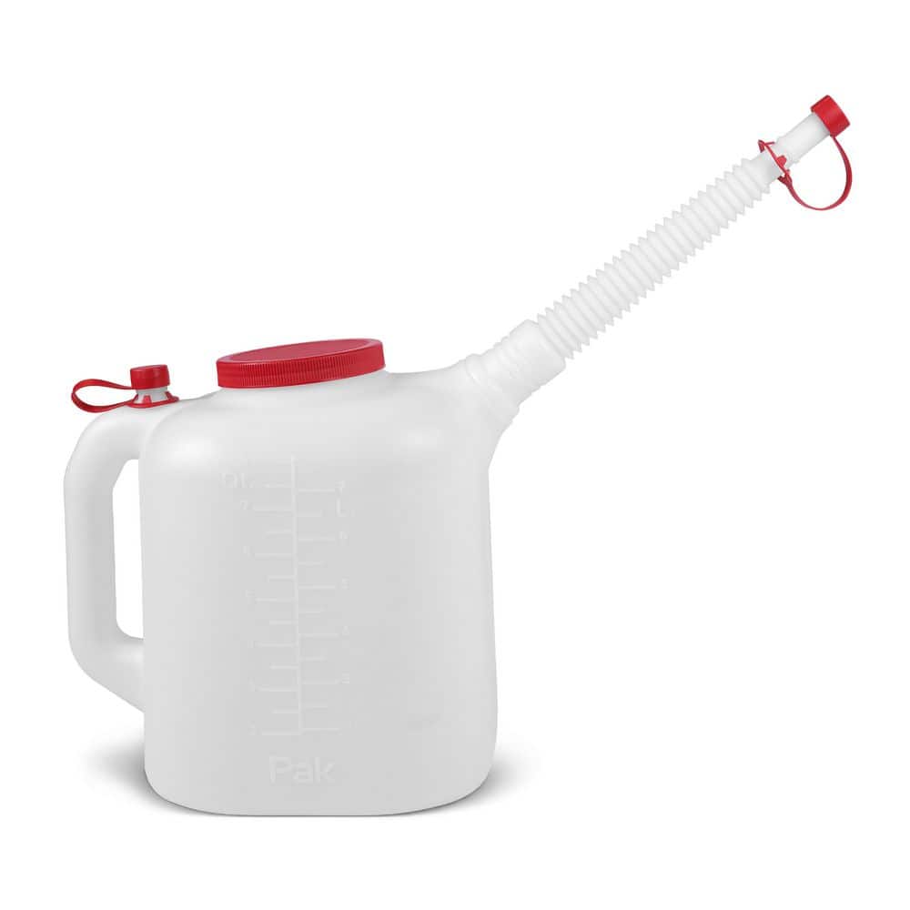 LubeGear Fluid Transfer Jug with Flexible Spout and Container and Spout ...