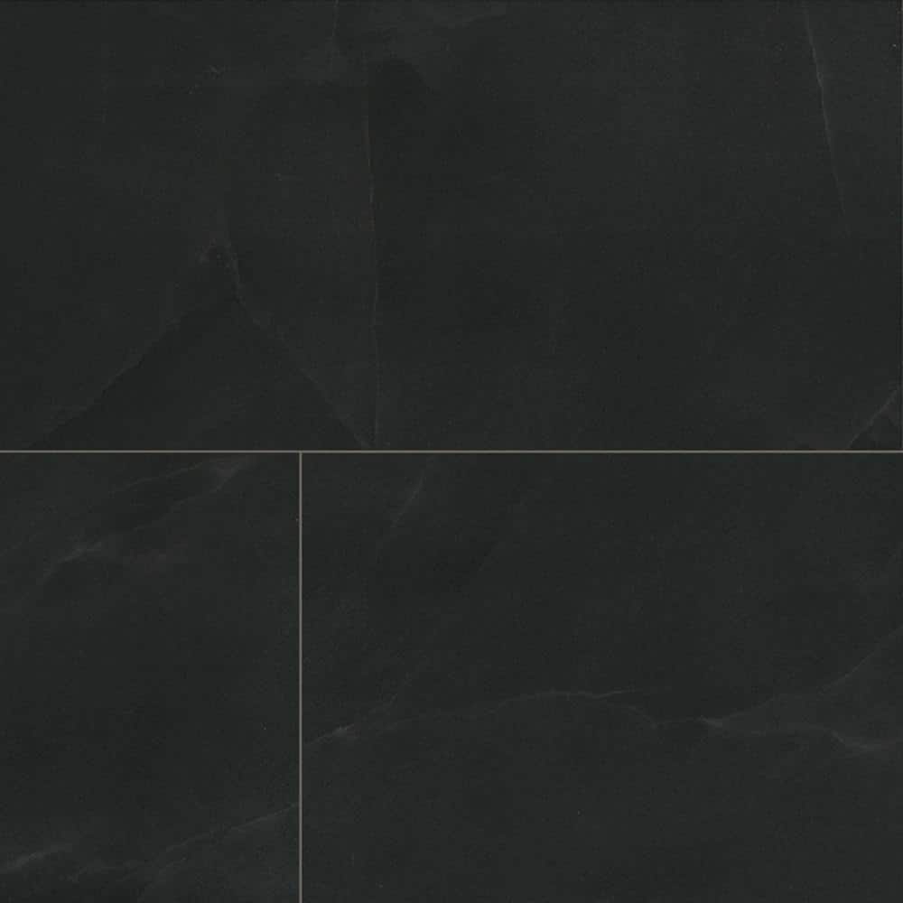 MSI Michella Midnight Agate 24 in. x 48 in. Matte Porcelain Marble Look ...