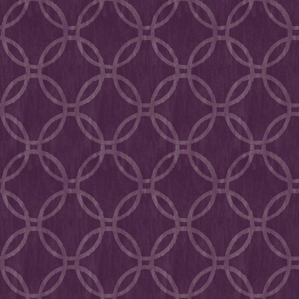 Beacon House Ecliptic Purple Geometric Purple Wallpaper Sample 2535 ...