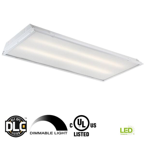 Commercial Electric 2 ft. x 4 ft. 128-Watt Equivalent Integrated LED ...