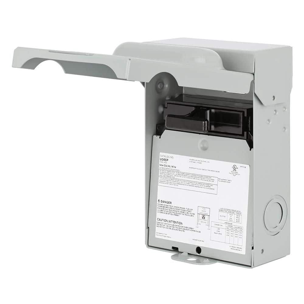 Midwest Electric Products 60 Amp 240-Volt Non-Fuse Metallic AC ...