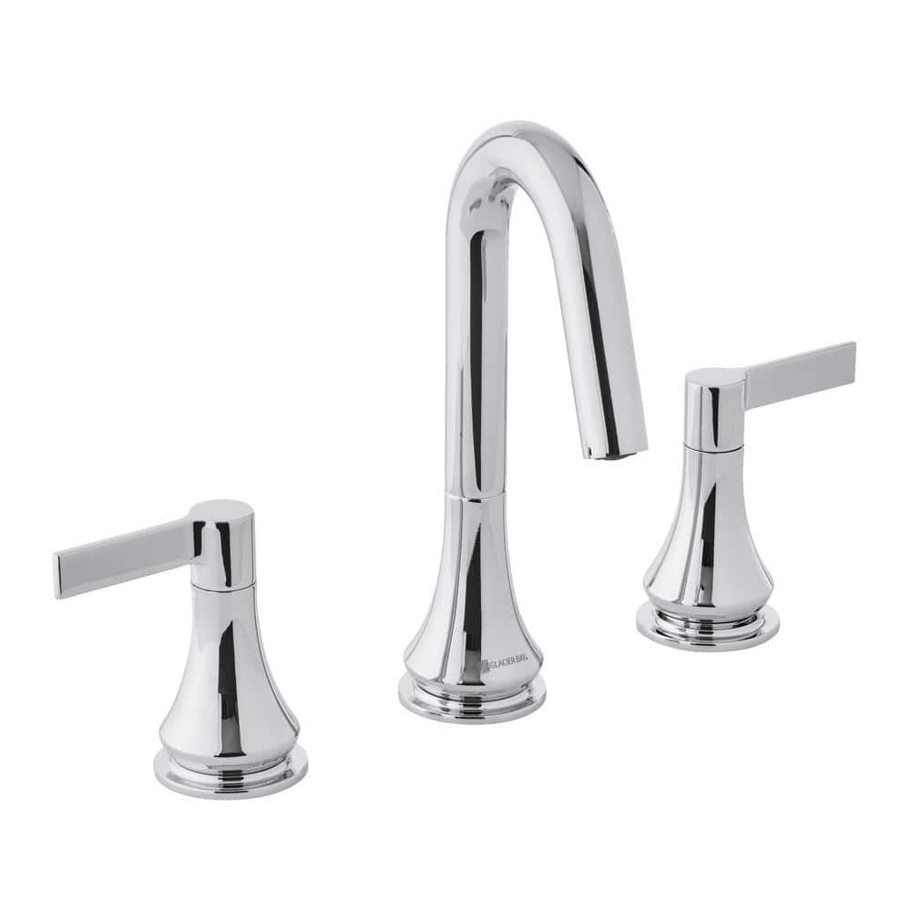 Glacier Bay Springbrook 8 In Widespread 2 Handle Bathroom Faucet In