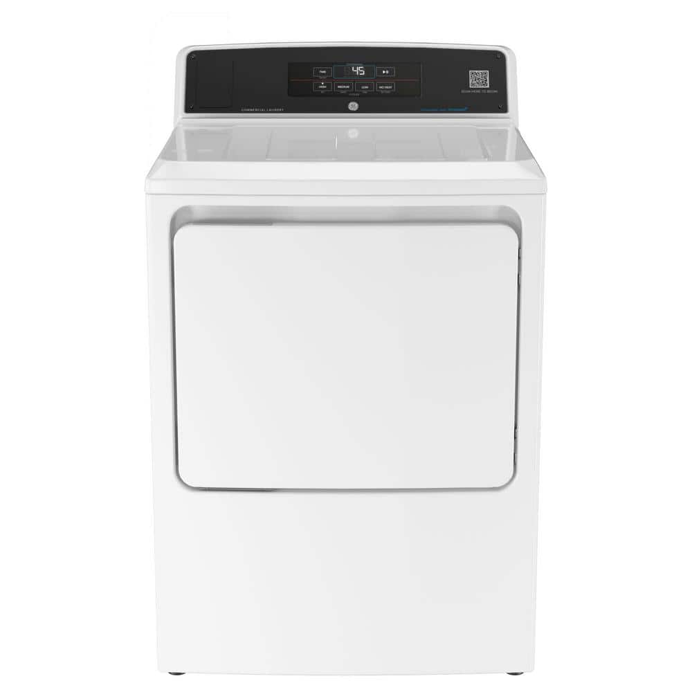 GE 7.4 cu. ft. Commercial Vented Electric Dryer with Sensor Dry and ...