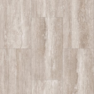 Proteco Padova Grey 12 MIL x 12 in. W Waterproof Click Lock Vinyl Tile ...