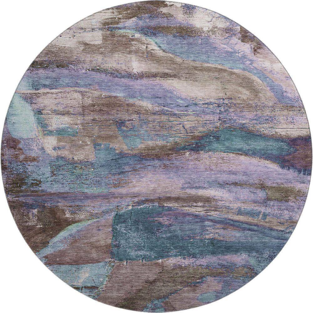 Addison Rugs Mayfield Premium Machine Washable Abstract AMF2040 Mocha 8 ...