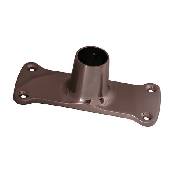 Barclay Products 1.12 in. Jumbo Rectangular Shower Rod Flanges in ...