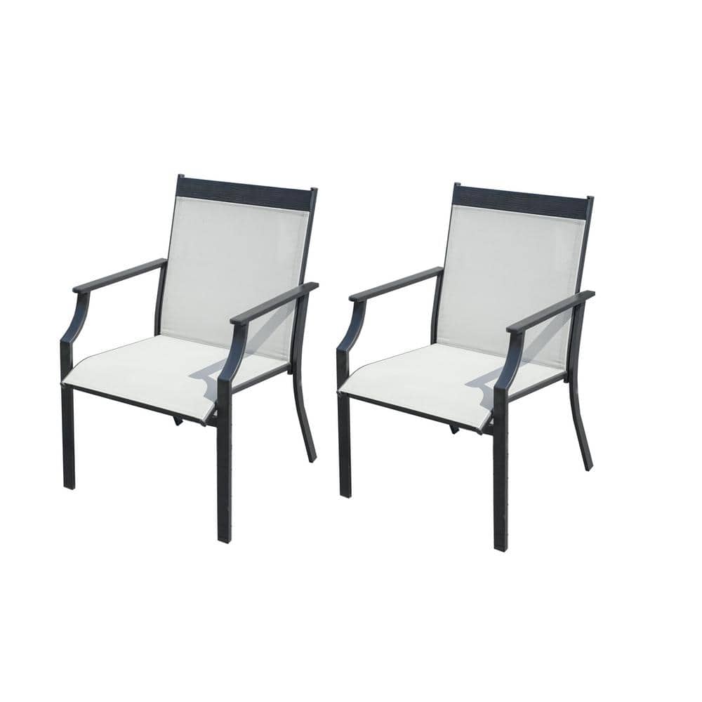 moda furnishings Cellin Iron Outdoor Dining Chair Set of 2 MOD-2465C ...