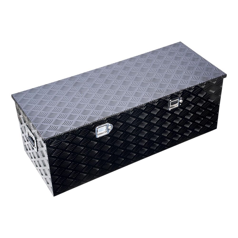 SKYSHALO Side Truck Tool Box in Heavy Duty Aluminum 48 in. with Stripes ...