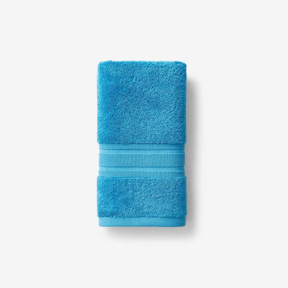 The Company Store Company Cotton Turquoise Turkish Cotton Hand Towel ...