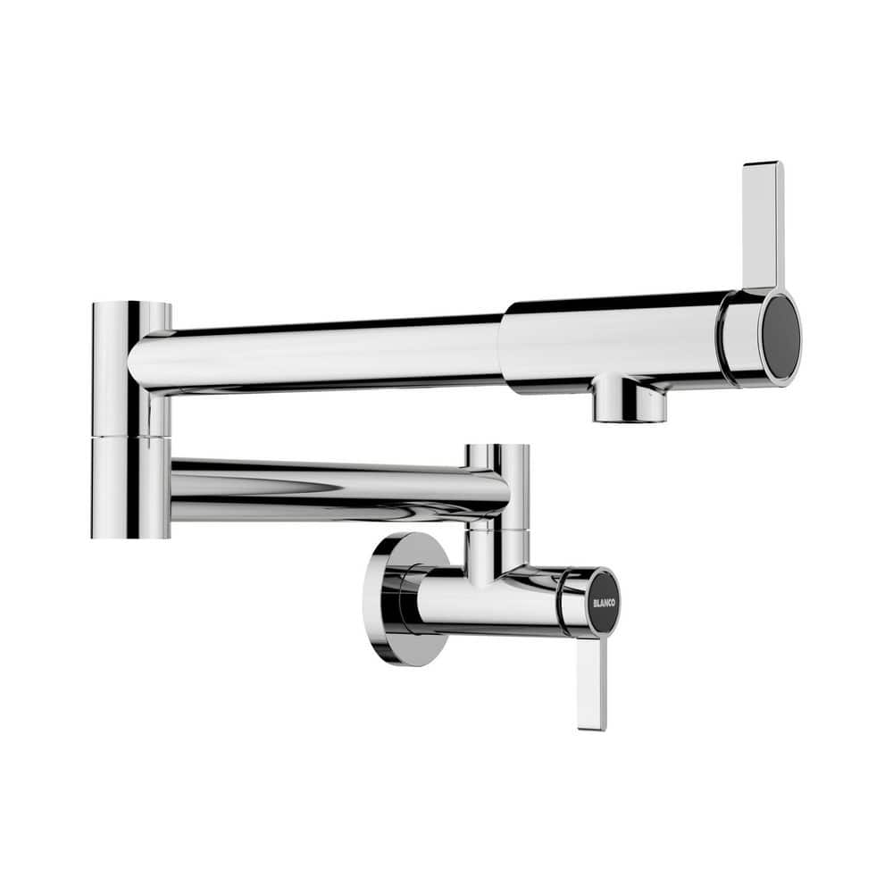 Blanco Culina II Wall Mounted Pot Filler in Chrome 527485 - The Home Depot