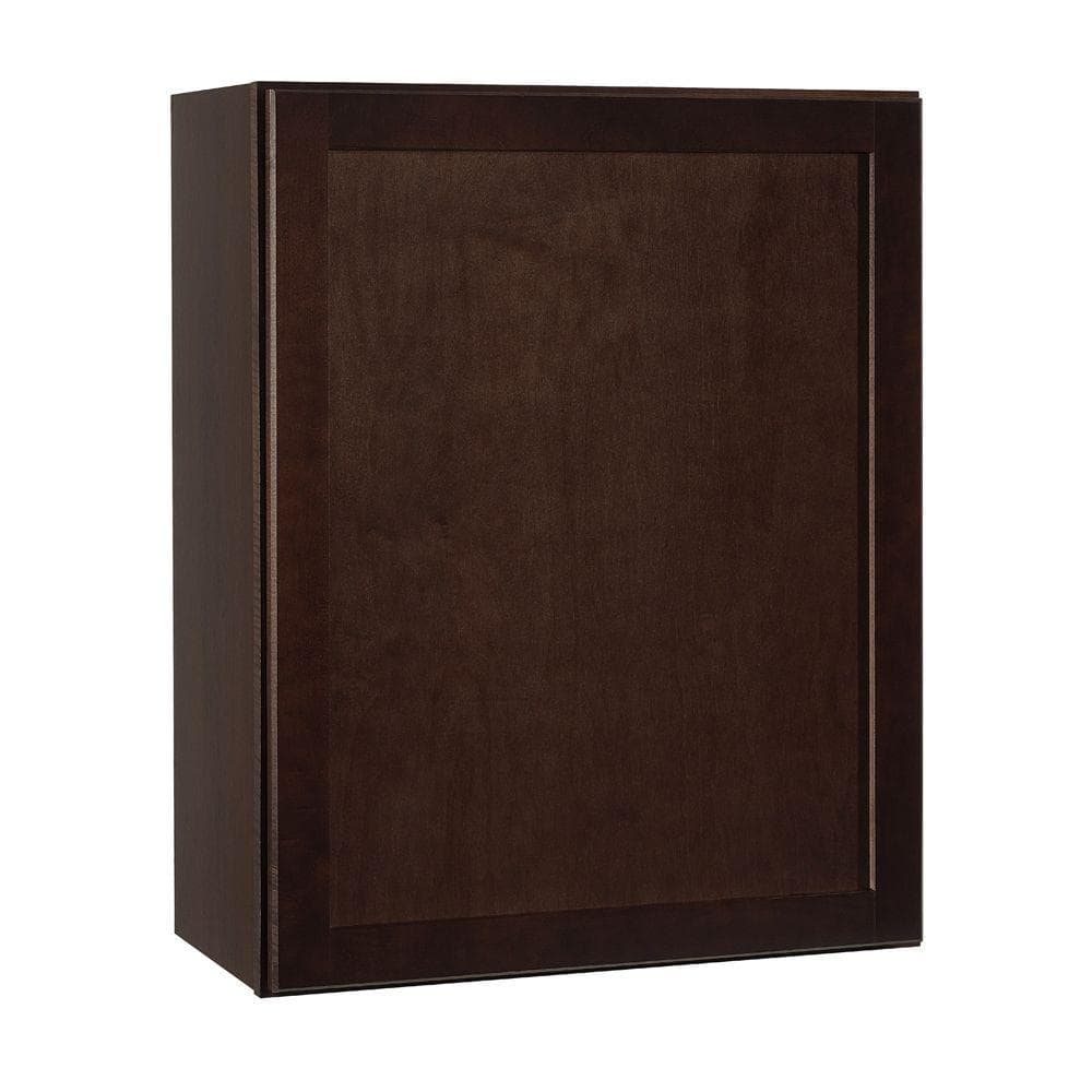 Hampton Bay Shaker 24 in. W x 12 in. D x 30 in. H Assembled Wall ...