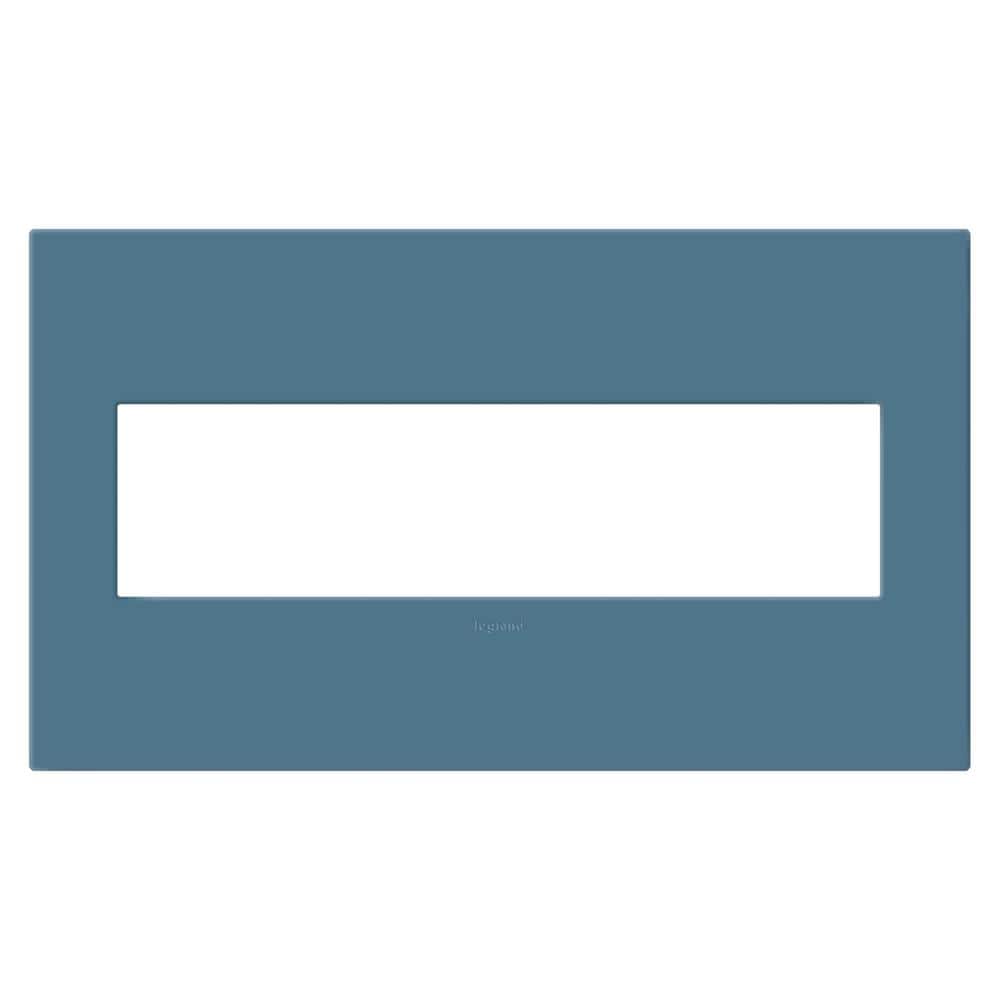 Legrand adorne 4-Gang Decorator/Rocker Plastic Wall Plate with Microban ...