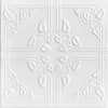 A La Maison Ceilings Ivy Leaves 1.6 ft. x 1.6 ft. Glue Up Foam Ceiling ...