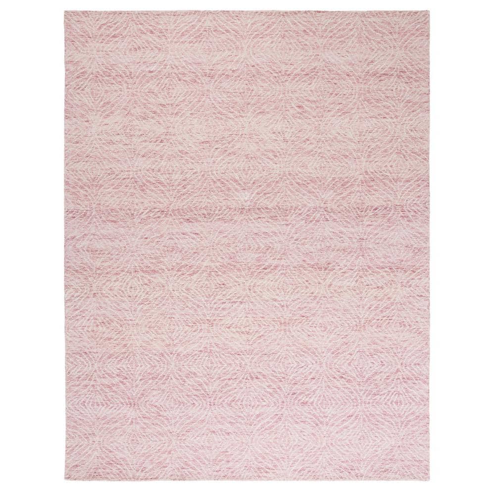 SAFAVIEH Metro Dark Pink/Ivory 8 ft. x 10 ft. Geometric Abstract Area ...