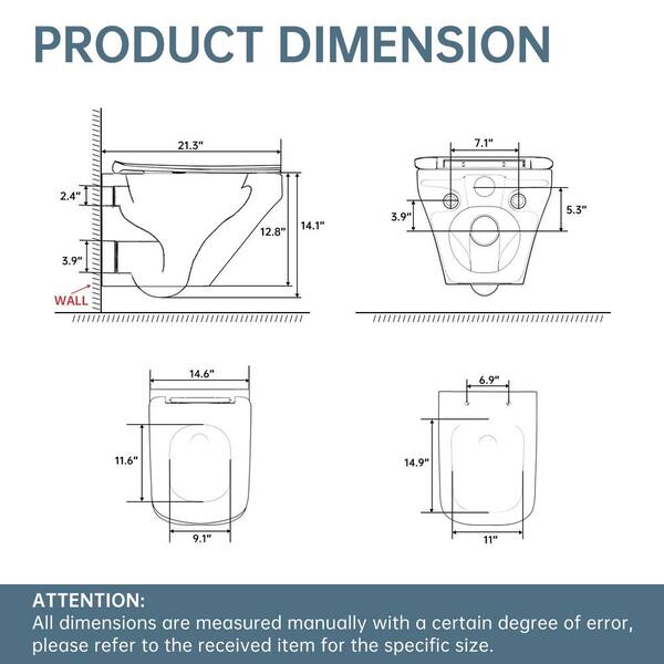 Toilet Dimensions From Wall