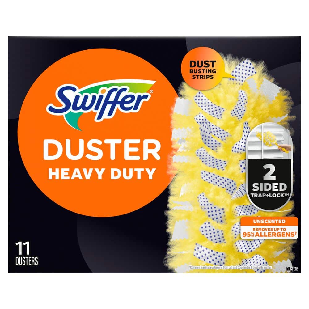 Swiffer Heavy-Duty Unscented Multi-Surface Microfiber Duster Refills ...