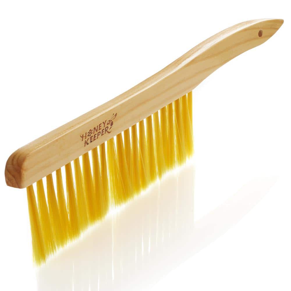 Honey Keeper 14 in. Wood Bee Hive Brush BEE-TOOL-BBR16 - The Home Depot