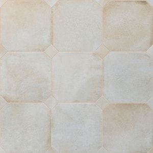 Merola Tile Laverton Octagon Arena with Taco Nieve 8 in. x 8 in ...