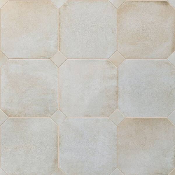 Merola Tile Laverton Octagon Arena with Taco Beige 8 in. x 8 in ...