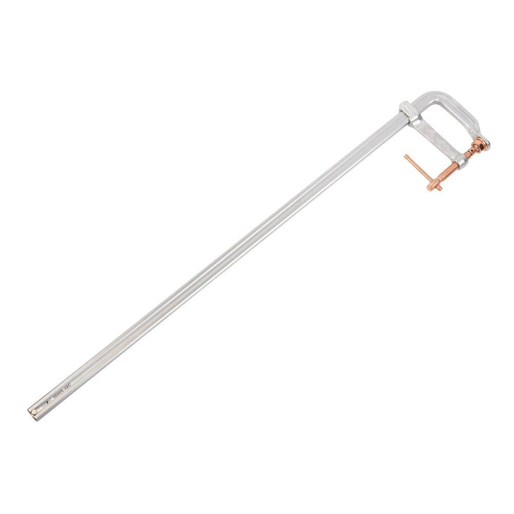Wilton 48 in. Heavy-Duty Copper F-Clamp 4800S-48C 86540 - The Home Depot
