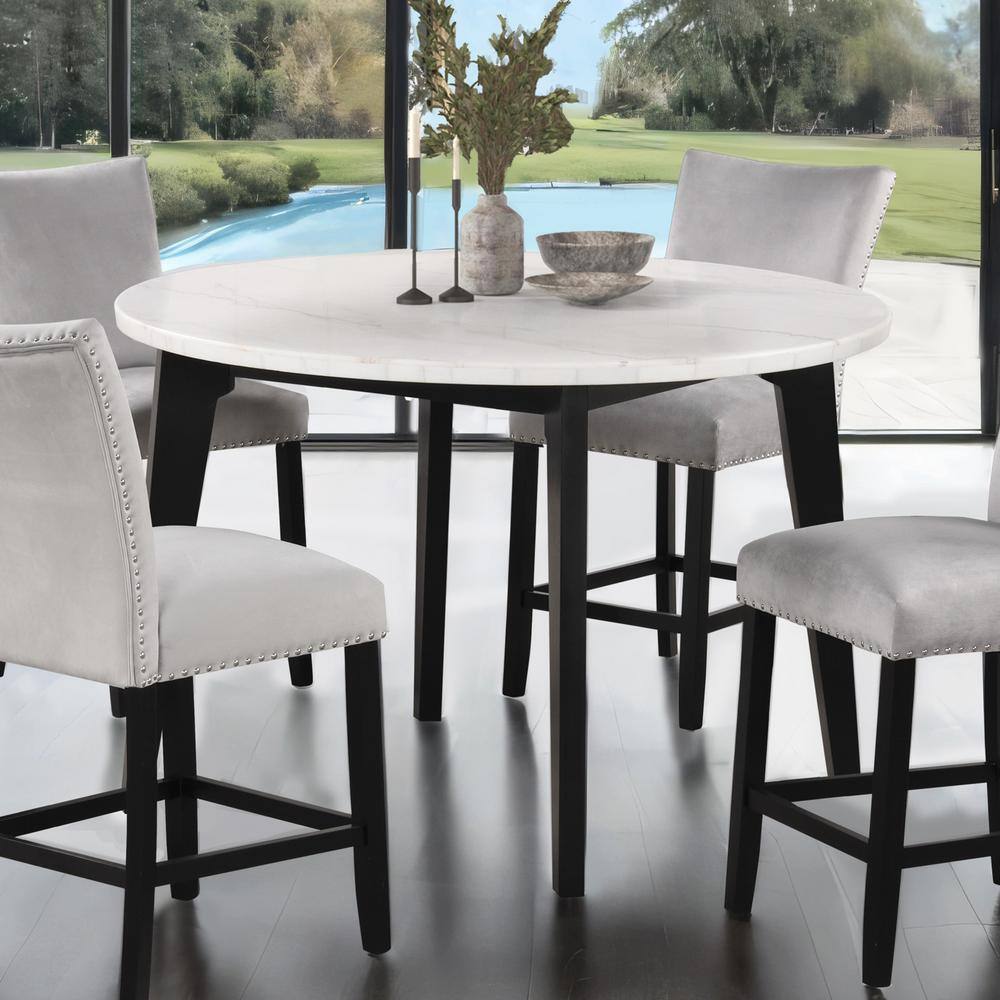 Have a question about Furniture of America Mendy Modern White Round ...
