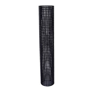 Tidoin 5 ft. x 50 ft. 16-Gauge Black Metal PVC Hardware Cloth Welded ...
