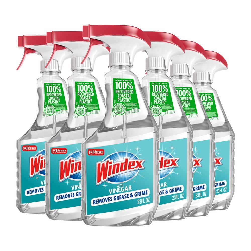 Windex 23 fl. oz. Vinegar Glass Cleaner (6-Pack) 312620 - The Home Depot
