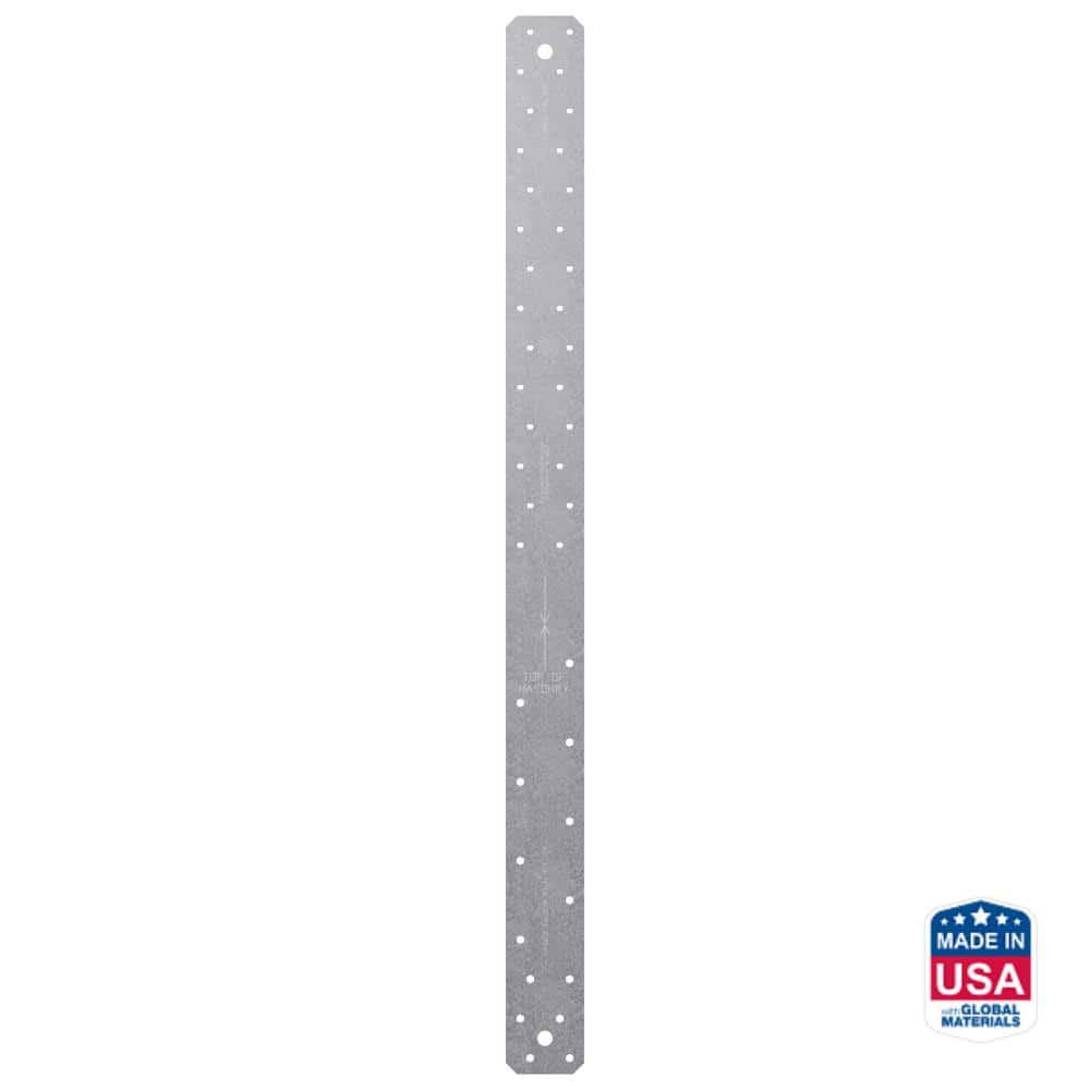 Simpson Strong-Tie MSTCM 40-1/4 in. 16-Gauge Galvanized Medium Strap ...