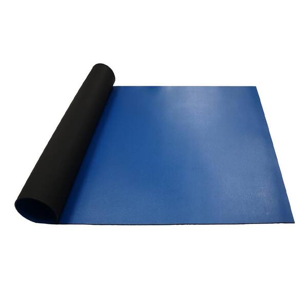 Rubber-Cal 36 in. x 48 in. Black Rubber Washer and Dryer Mat 03-R277 ...
