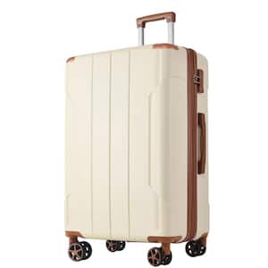 Polibi 28 in. Red Hardshell Luggage Spinner Suitcase with TSA Lock ...