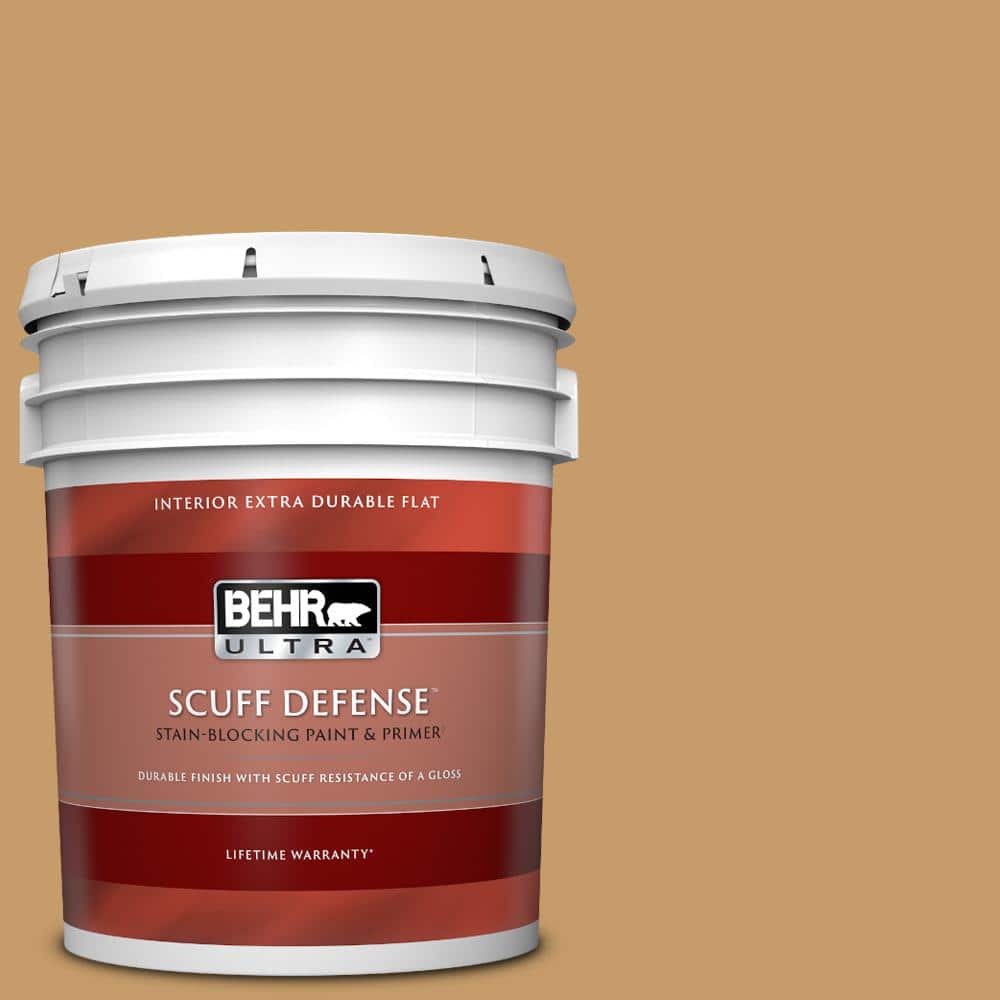BEHR ULTRA 5 gal. #S290-5 Amber Autumn Extra Durable Flat Interior ...