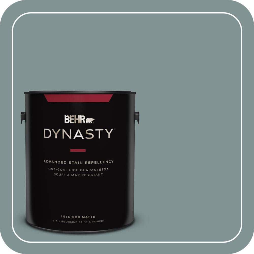 BEHR DYNASTY 1 gal. #QE-53 Raindance Matte Interior Stain-Blocking ...