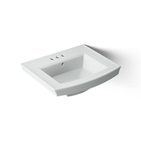 Reviews for KOHLER Archer 24 in. x 11.94 in. Pedestal Bathroom Sink in ...
