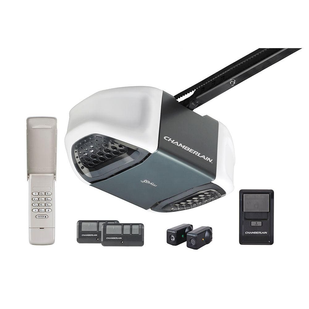 Chamberlain 1/2 HP Belt Drive Garage Door Opener with MyQ Technology ...