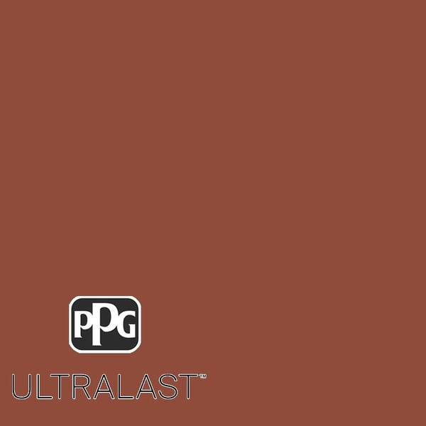 PPG UltraLast 1 gal. PPG1067-7 Burled Redwood Eggshell Interior Paint ...