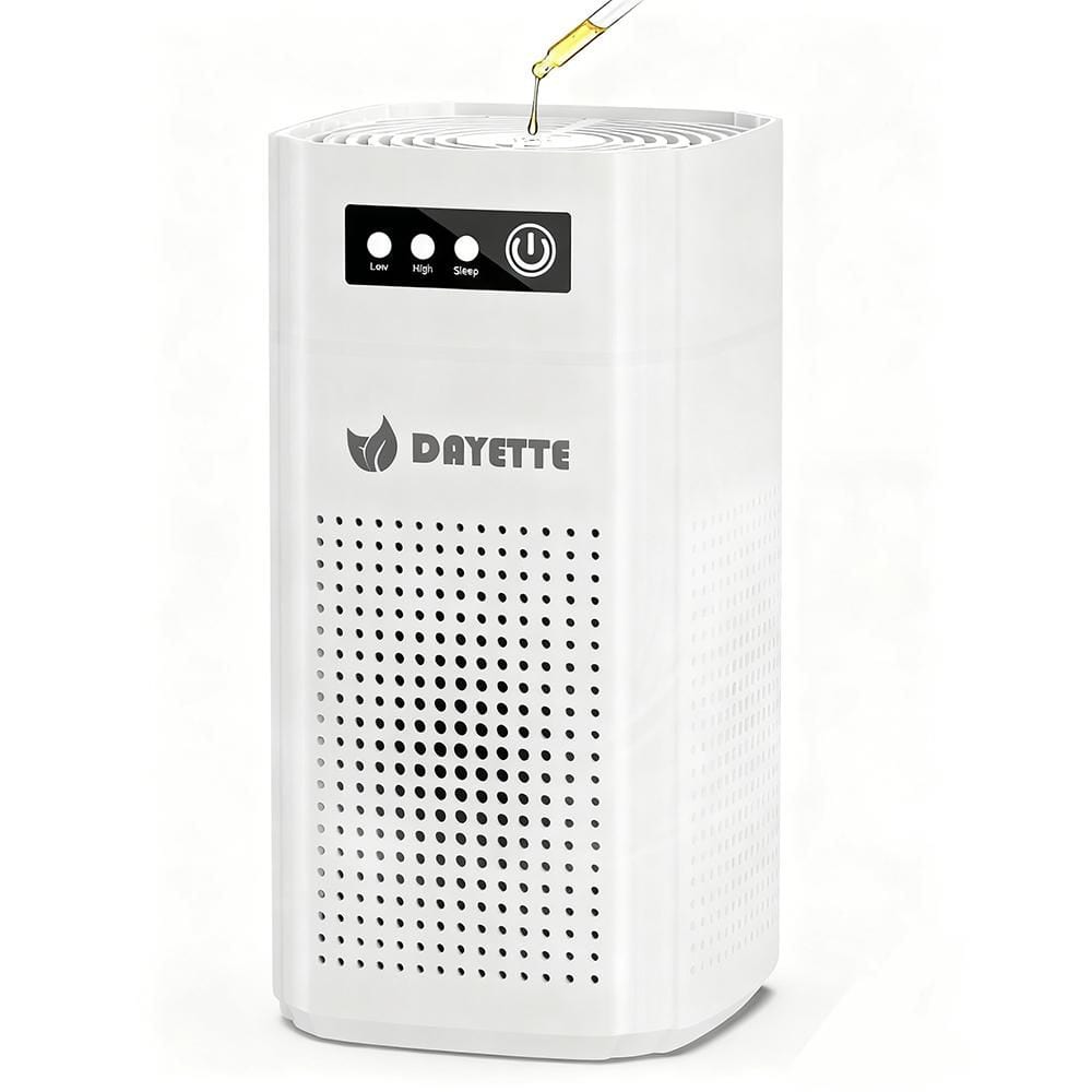 Tahanbath Bedroom Air Purifier Up to 960 sq. ft. H13 HEPA; Quiet Sleep ...