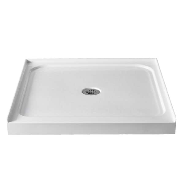 Getpro 36 in. L x 36 in. W Single Threshold Alcove Floor Shower Pan ...