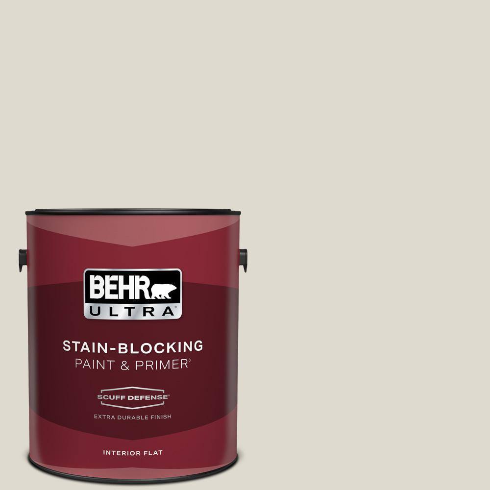 BEHR ULTRA 1 gal. #MQ3-18 Ginger Sugar Extra Durable Flat Interior ...