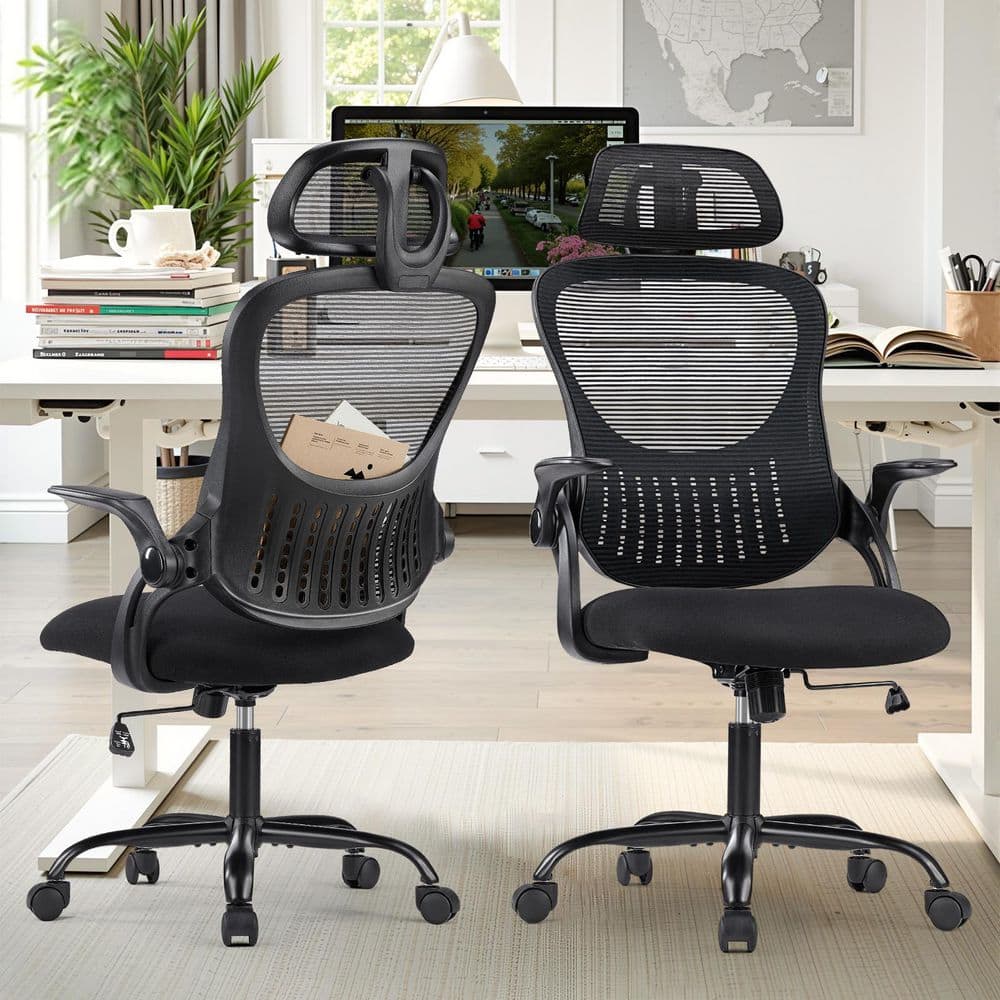 WONDER COMFORT Modern High Back Mesh Rolling Office Computer Desk Chair ...