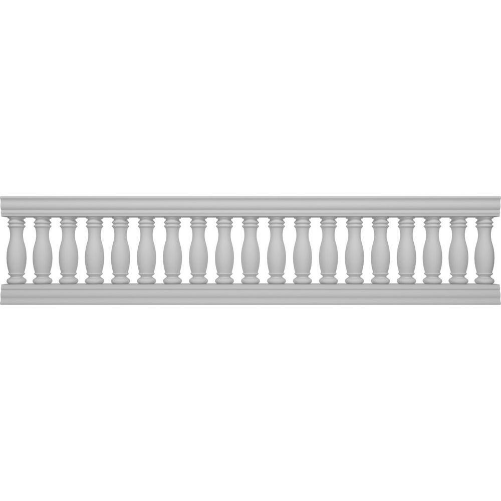 Ekena Millwork Fiberthane Embassy Balustrade 132 in. L x 32 in. H ...