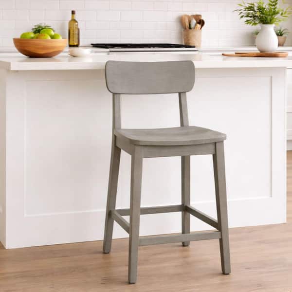Boraam Torino 39 in. H Wood Counter Stool-Fallen Rock 88824 - The Home ...
