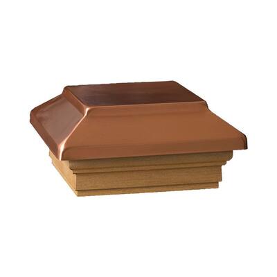 4 in. x 4 in. Copper Pyramid Post Point 58679