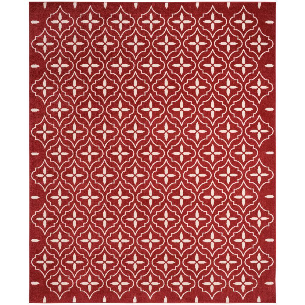 Nourison Essentials Brick Ivory 8 ft. x 10 ft. Moroccan Contemporary ...