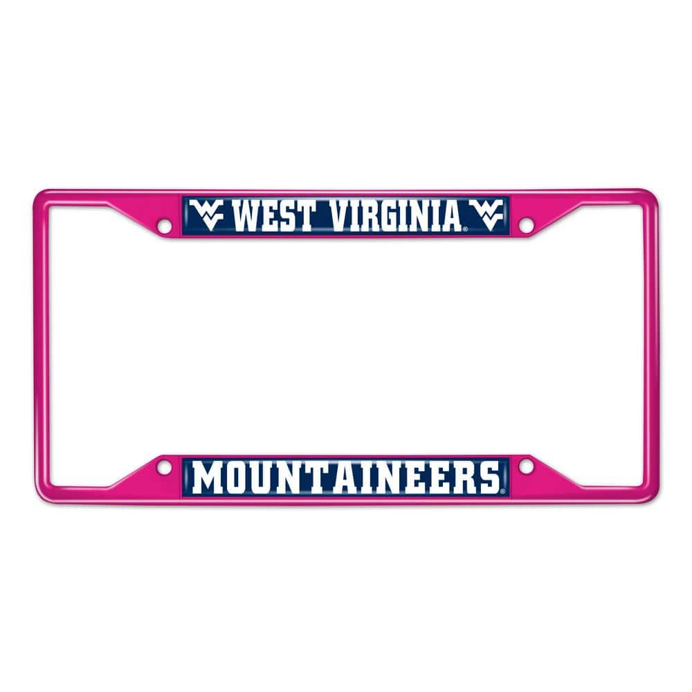 FANMATS Universal Fit West Virginia University License Plate Frame ...