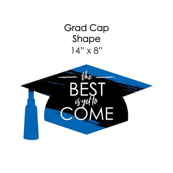 Buy Blue Grad - Best is Yet to Come - Grad Cap Lawn Decor - Outdoor ...