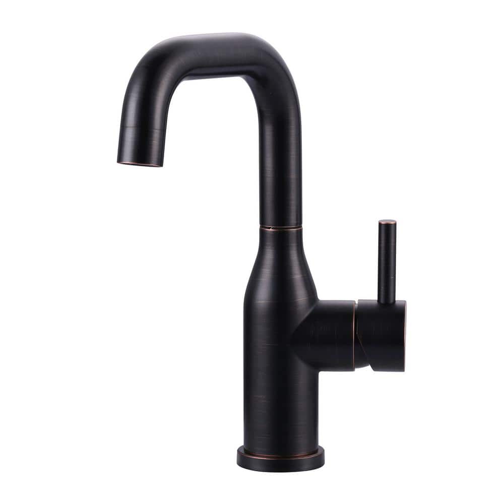 ALEASHA Single-Handle Bar Faucet Deckplate Not Included in Oil Rubbed ...