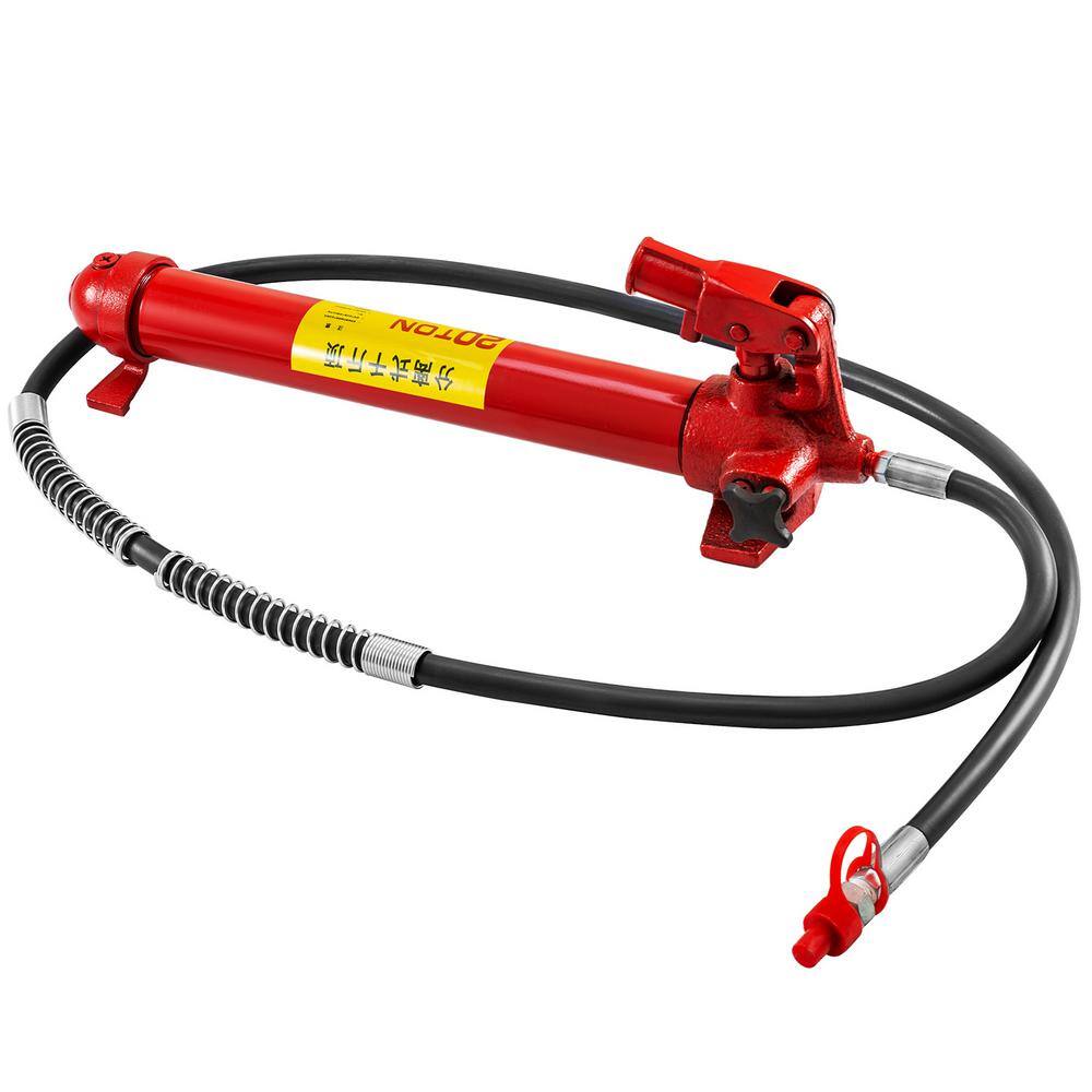 VEVOR 20-Ton Porta Power Kit 55.1 in. Oil Hose Hydraulic Car Jack Ram ...