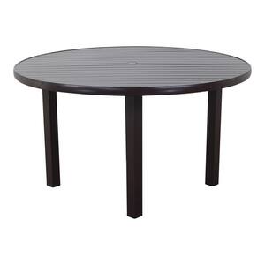 Courtyard Casual Santa Fe 48 in. Round Aluminum Balcony Height Outdoor ...