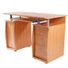 Outopee 45 in. W Retangular Wood 1 Door Computer Desk with 3-Drawer ...