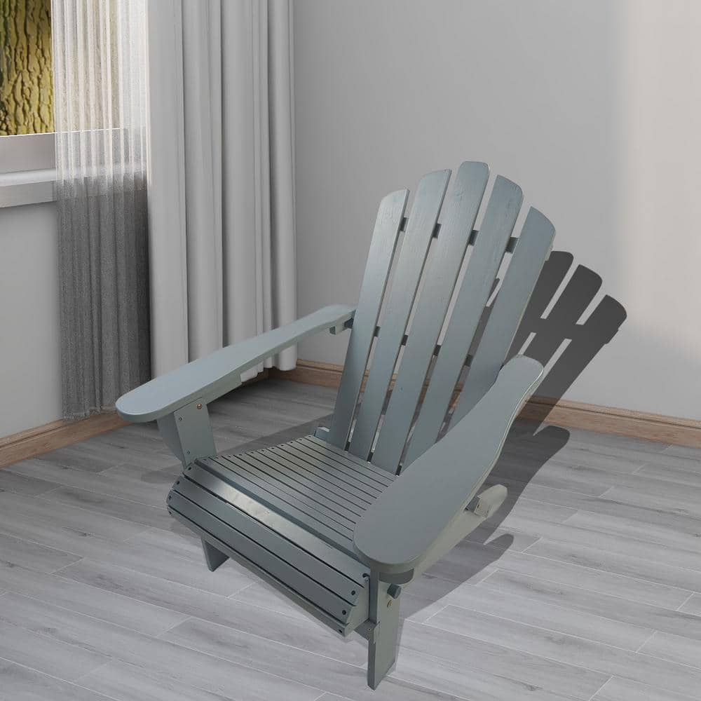 COOLSHARK Wood Outdoor Rocking Chair with Backrest Inclination, High ...